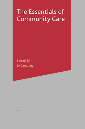 Essentials of Community Care: : Peter Sharkey: Red Globe Press