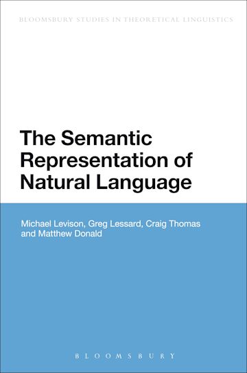 The Semantic Representation of Natural Language: : Bloomsbury Studies ...