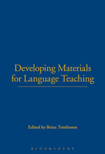 Developing Materials for Language Teaching: : Brian Tomlinson ...