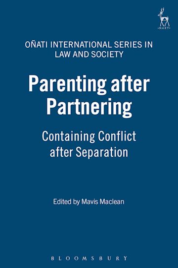 Parenting after Partnering: Containing Conflict after Separation: Oñati ...
