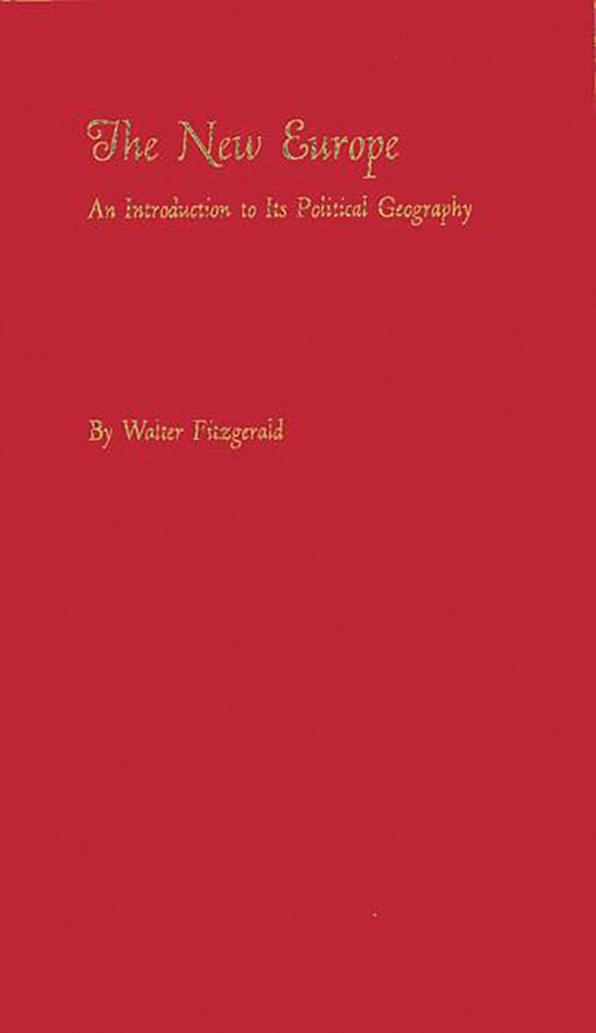 New Europe: : Praeger