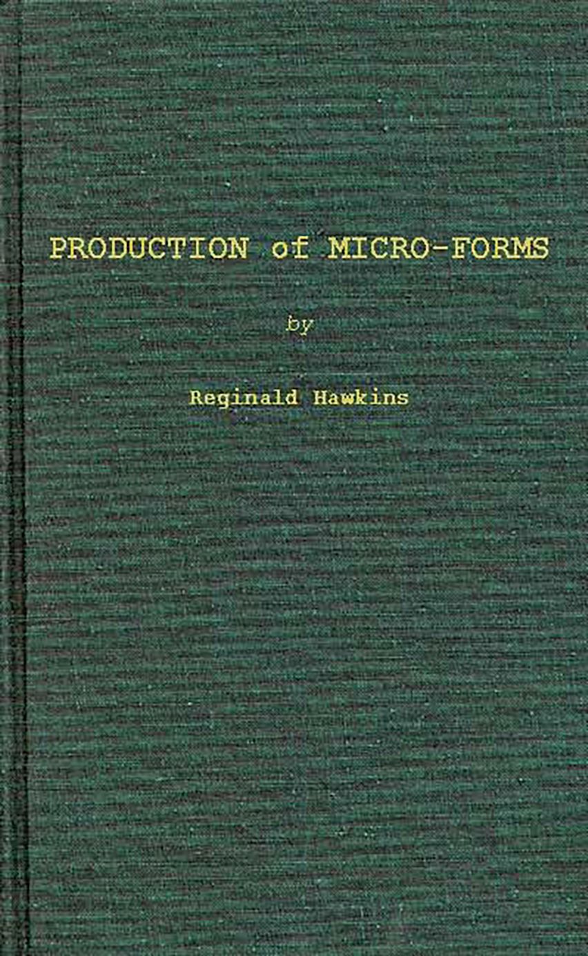 Production of Micro-forms: : Praeger