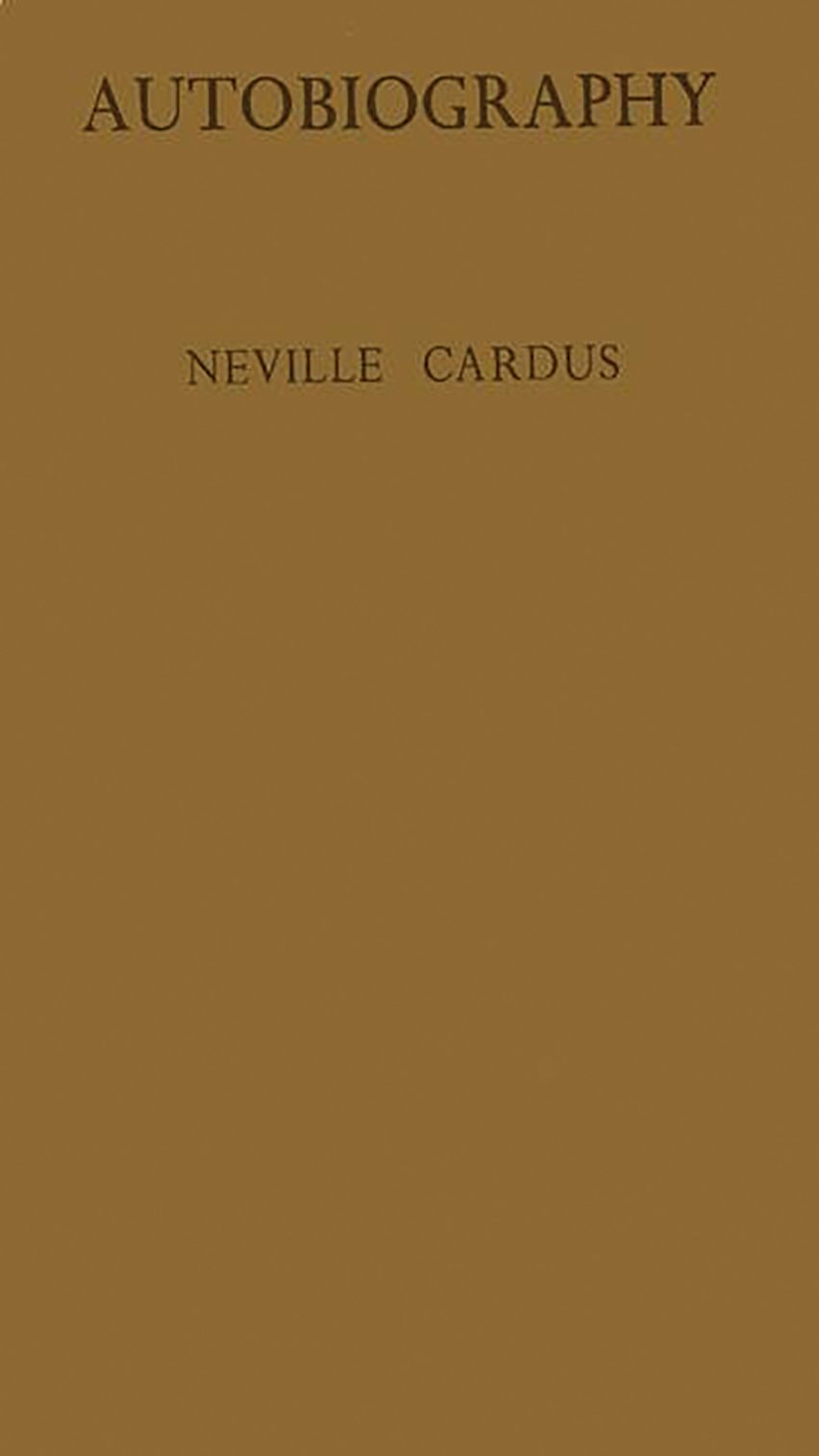 Autobiography: : Praeger