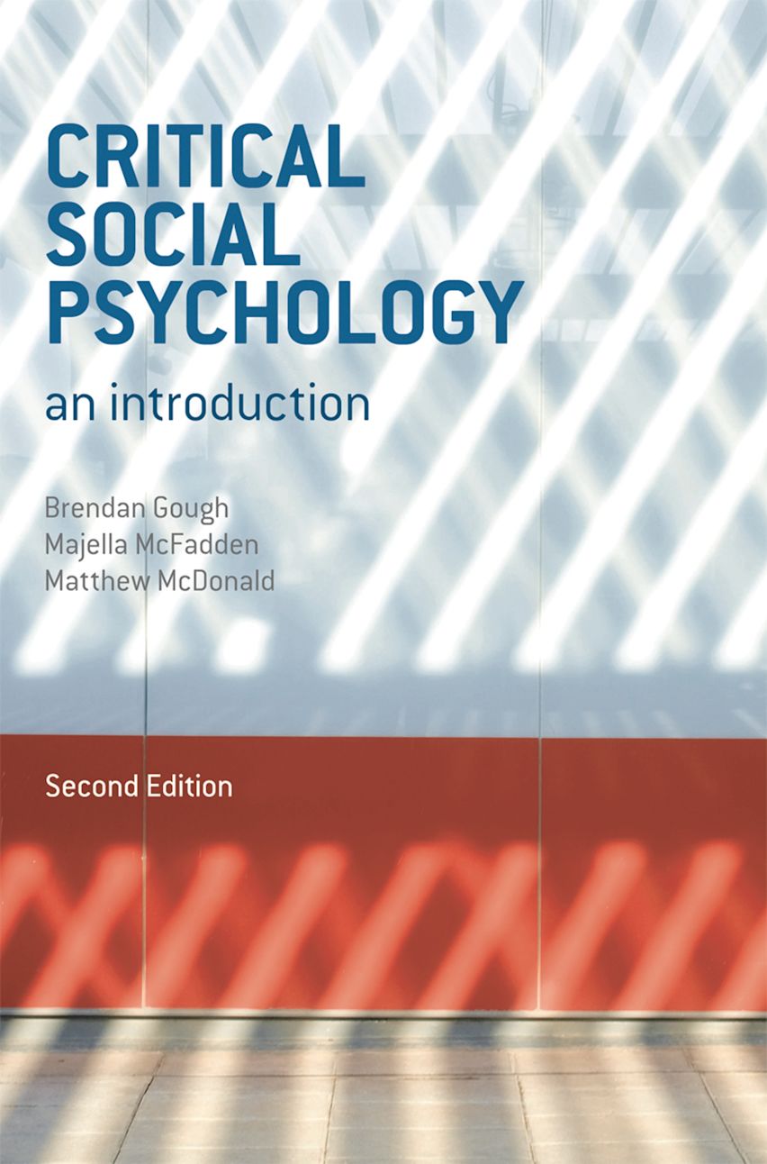 Critical Social Psychology: An Introduction: Brendan Gough: Red Globe ...