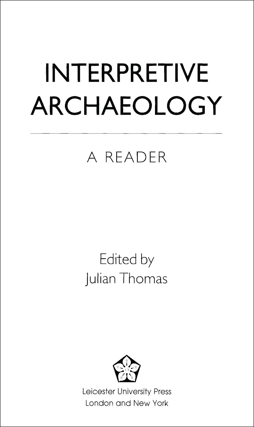 Julian Thomas Archaeology