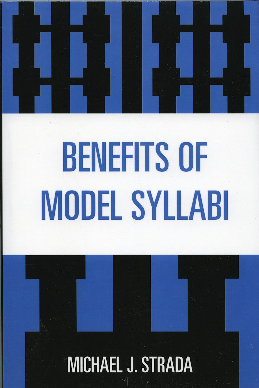 Benefits of Model Syllabi: : Michael J. Strada: University Press of ...