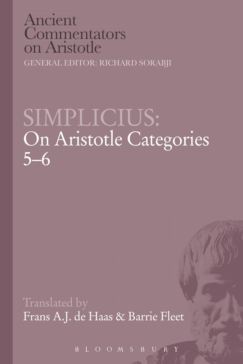 Simplicius: On Aristotle Categories 5-6: : Ancient Commentators on ...
