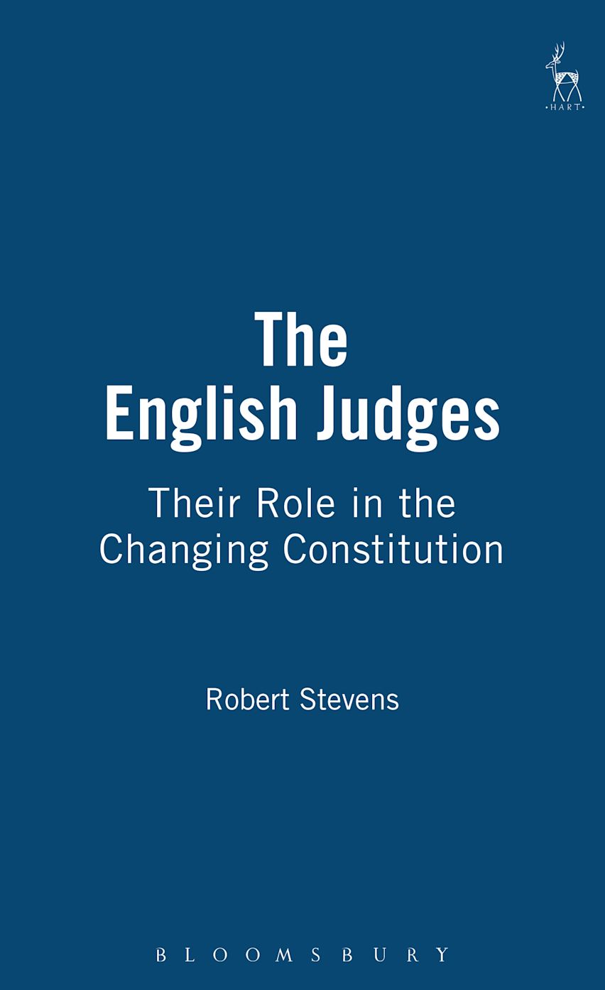 The English Judges: Their Role in the Changing Constitution: Robert ...