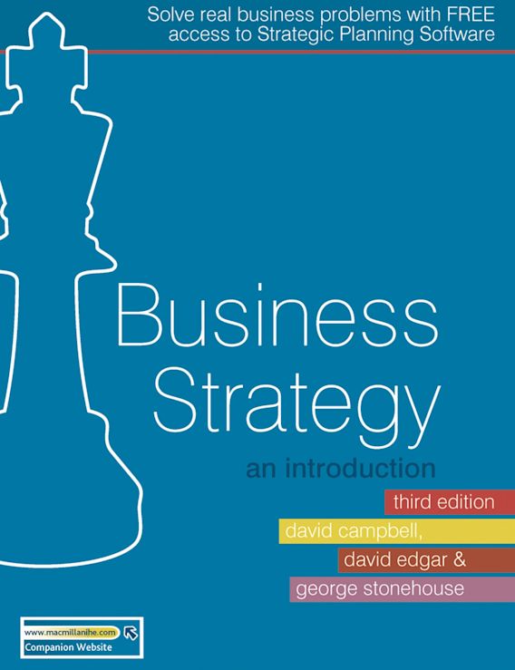 Business Strategy: An Introduction: David Edgar: Red Globe Press