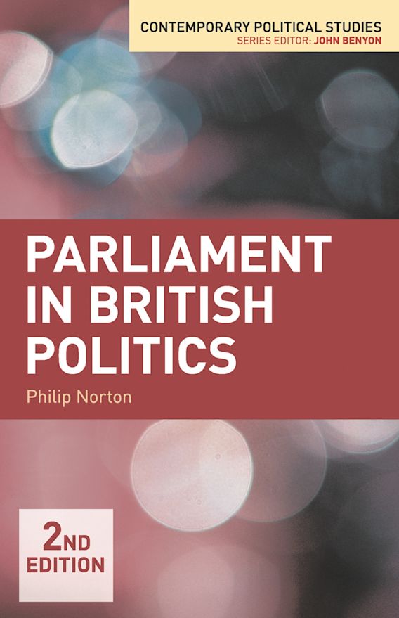 Parliament in British Politics: : Contemporary Political Studies Philip ...