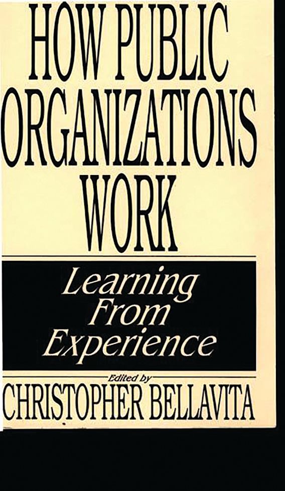 How Public Organizations Work: Learning from Experience: Christopher ...