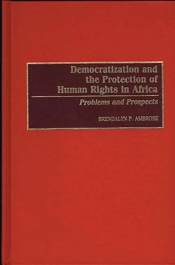 Democratization And The Protection Of Human Rights In Africa Problems