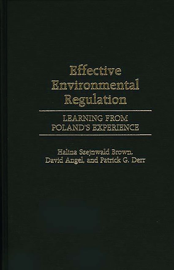 Effective Environmental Regulation: Learning from Poland's Experience ...