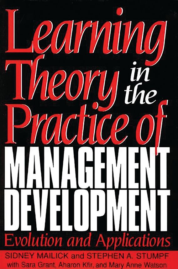 Learning Theory in the Practice of Management Development: Evolution ...