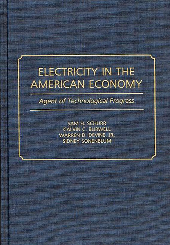 Electricity in the American Economy: Agent of Technological Progress: Contributions in Economics ...