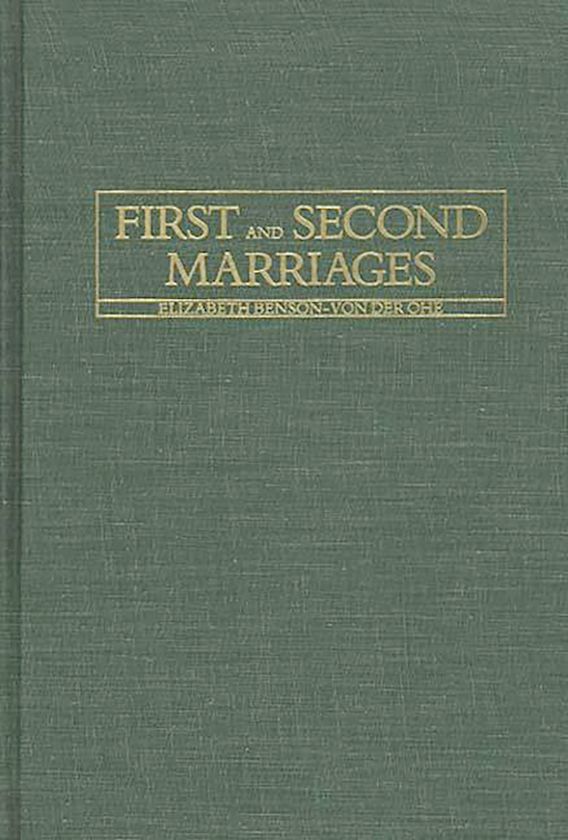 First and Second Marriages: : Changing Issues in the Family Suzanne K ...