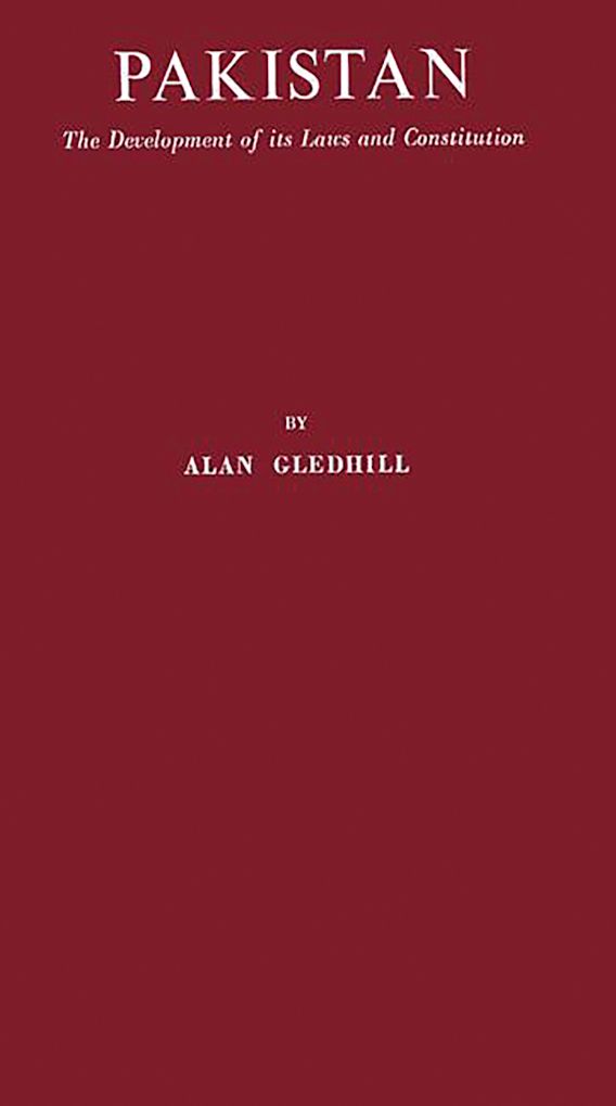 Pakistan: The Development of Its Laws and Constitution.: : Praeger