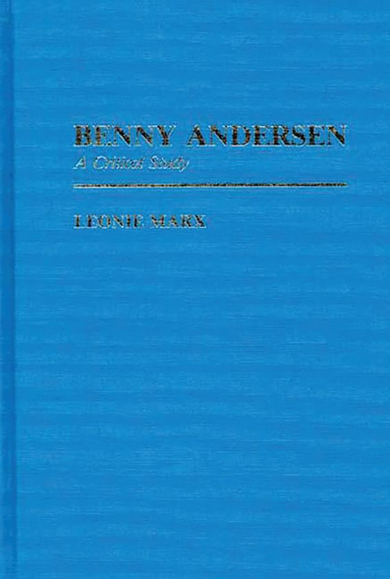 Benny Andersen: A Critical Study: Contributions to the Study of World ...