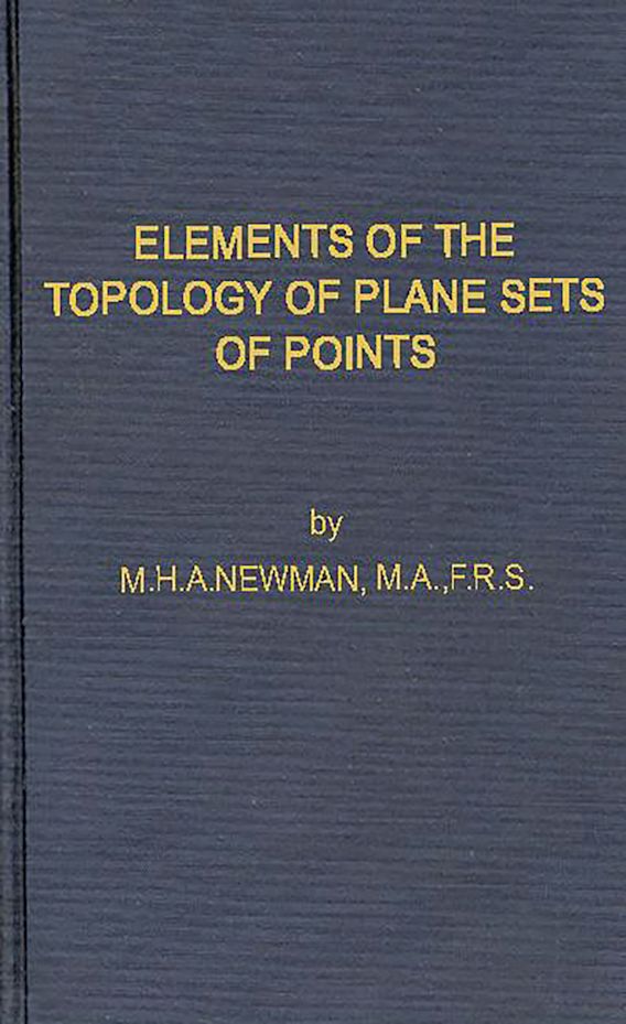 Elements of the Topology of Plane Sets of Points: : Praeger