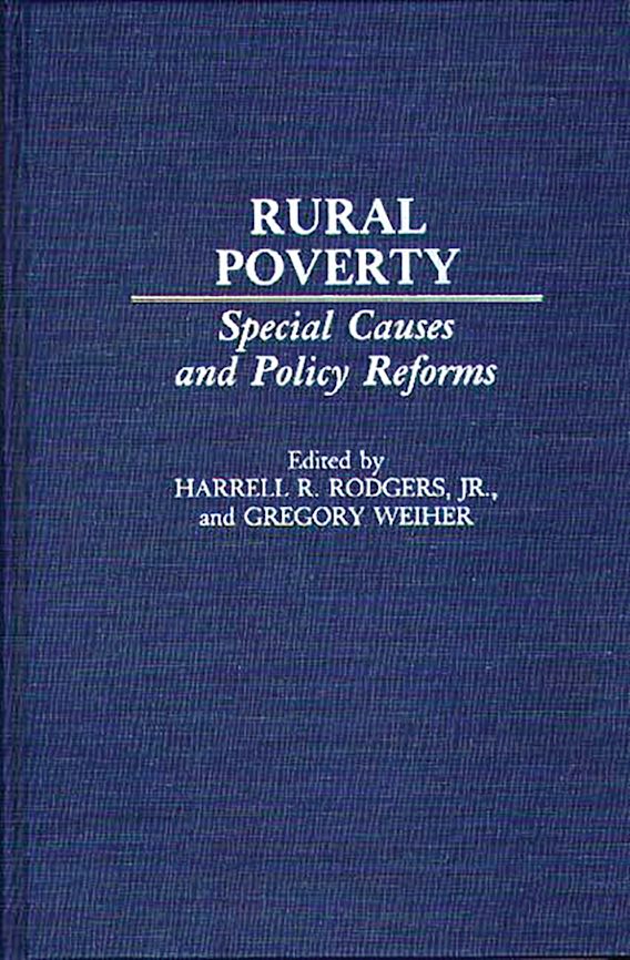 Rural Poverty: Special Causes and Policy Reforms: Studies in Social ...
