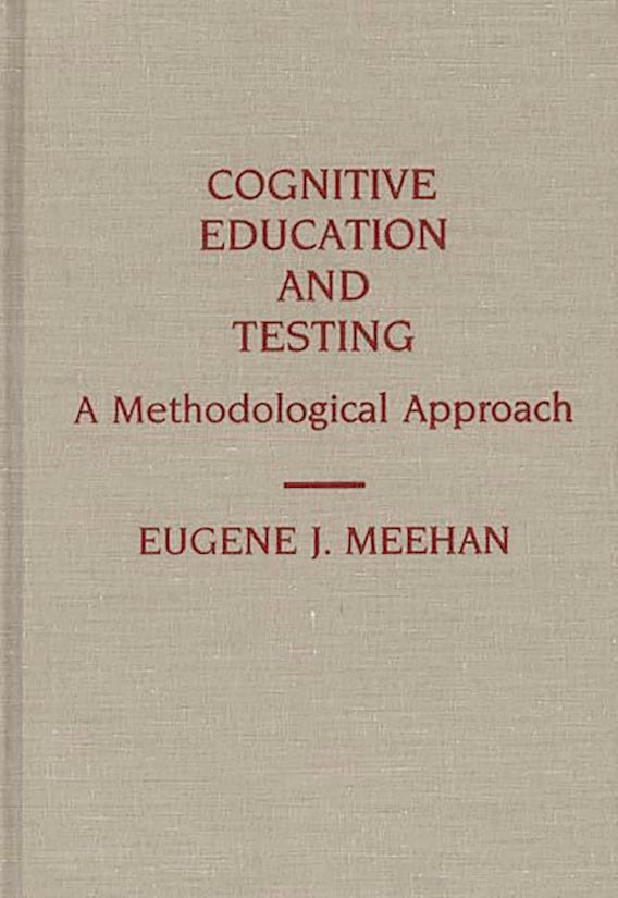 Cognitive Education and Testing: A Methodological Approach ...