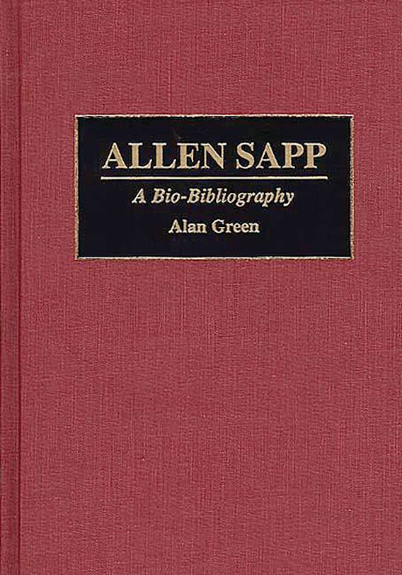 Allen Sapp: A Bio-Bibliography: Bio-Bibliographies in Music Alan A ...