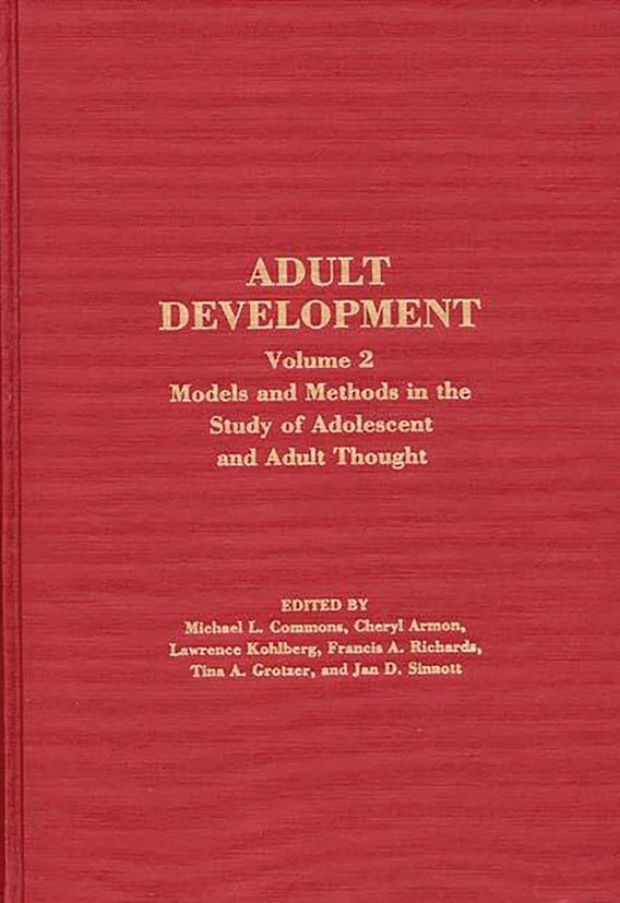 Adult Development: Volume 2: Models and Methods in the Study of ...