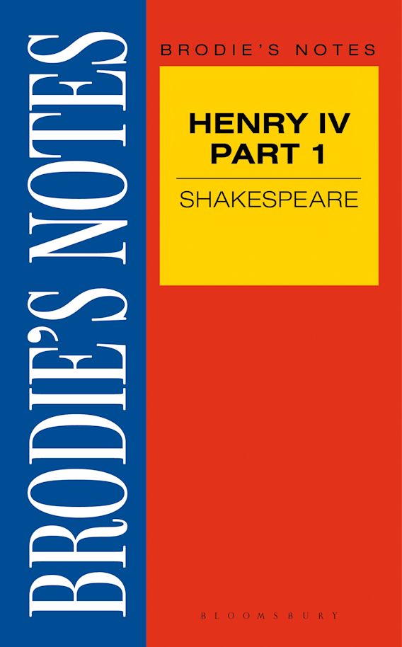 Shakespeare: Henry IV, Part I: : Brodie's Notes Norman Carrington ...