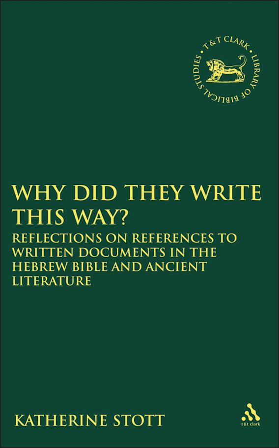 Why Did They Write This Way?: Reflections on References to Written ...