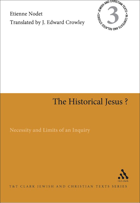The Historical Jesus Necessity And Limits Of An Inquiry Jewish And