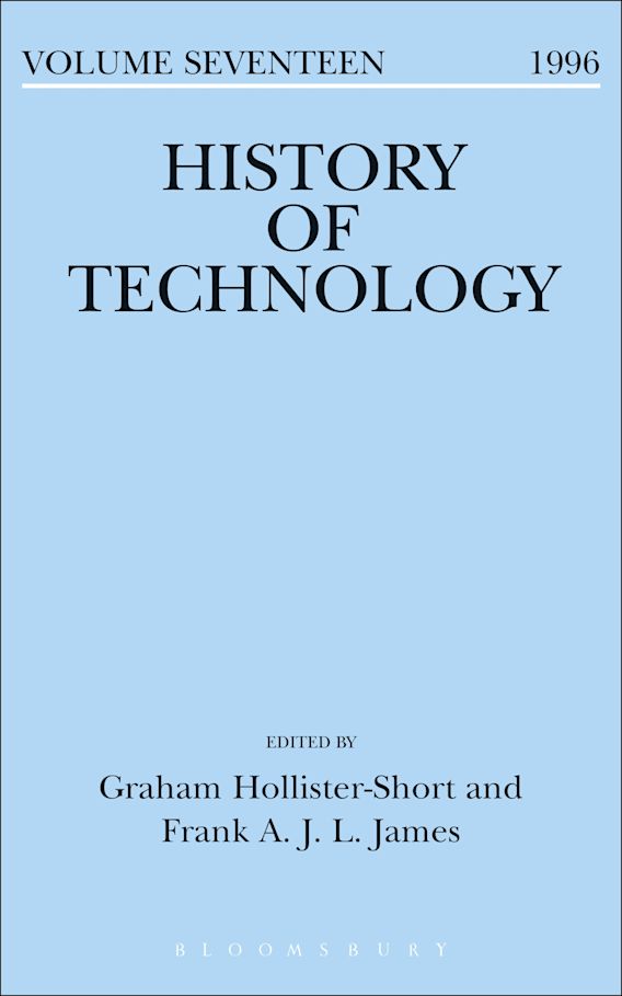 History of Technology Volume 17: : History of Technology Graham ...