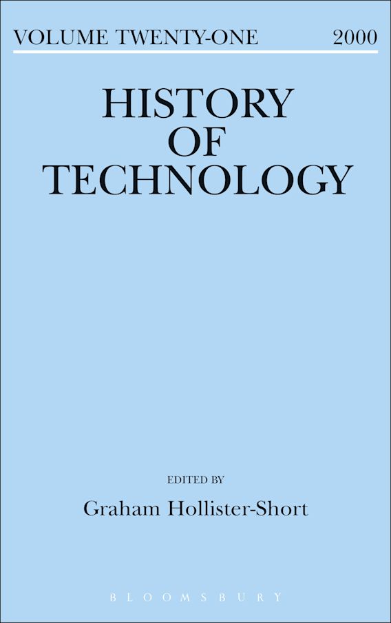 History of Technology Volume 21: : History of Technology Graham ...