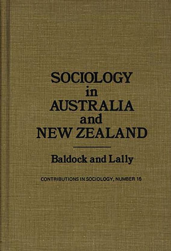 Sociology in Australia and New Zealand: Theory and Methods ...