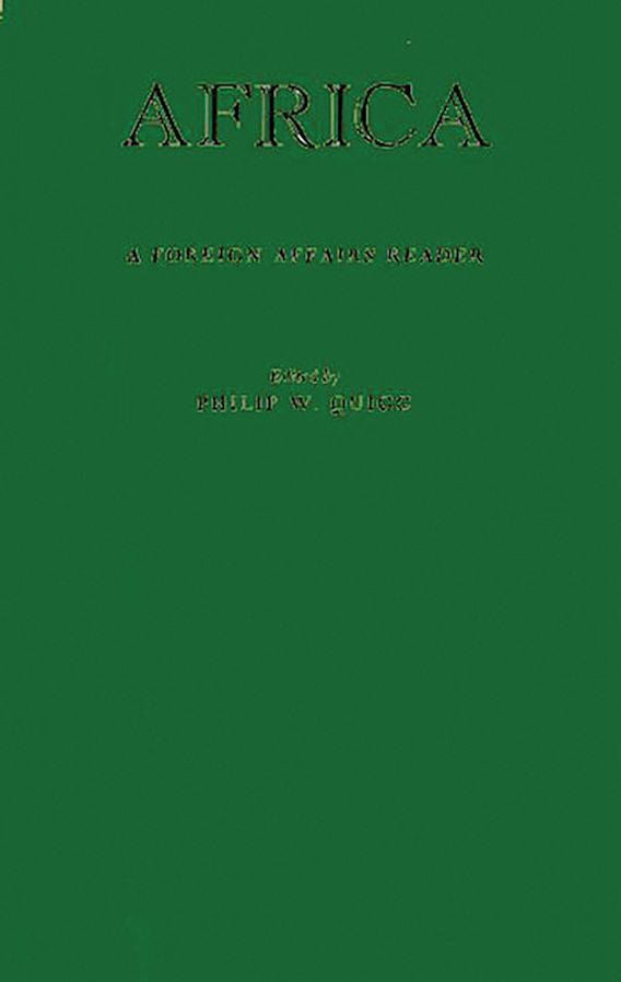 Africa: A Foreign Affairs Reader: Edward Bever: Praeger