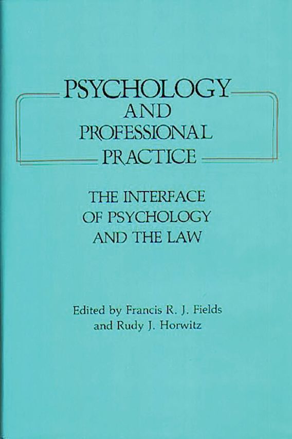 Psychology and Professional Practice: The Interface of Psychology and ...