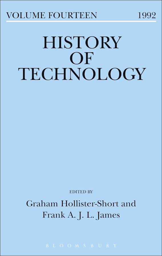 History of Technology Volume 14: : History of Technology Graham ...