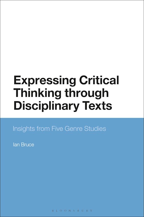 Expressing Critical Thinking through Disciplinary Texts: Insights from ...