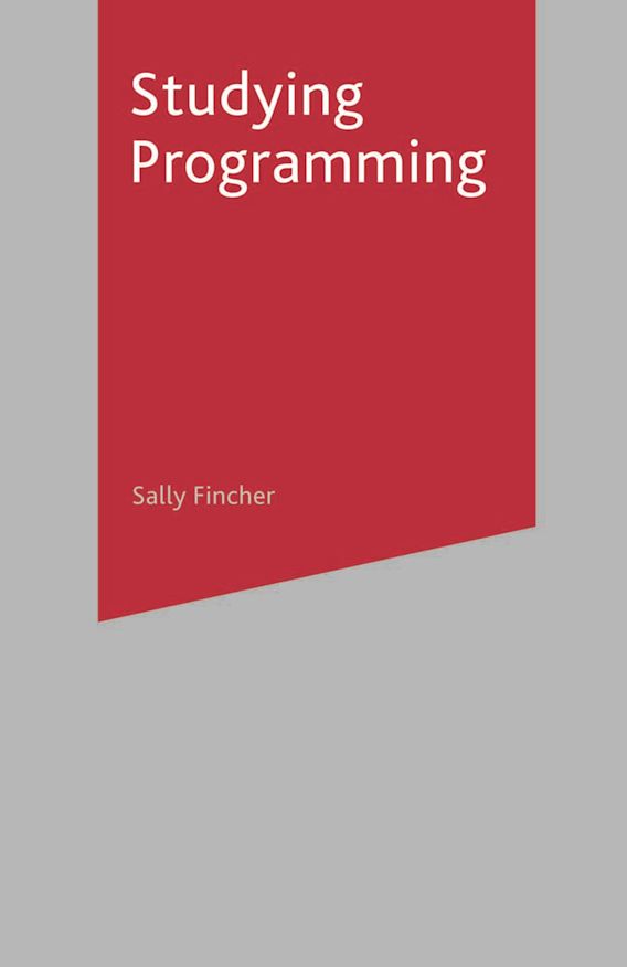 Studying Programming: : Bloomsbury Study Skills Sally Fincher Red Globe ...