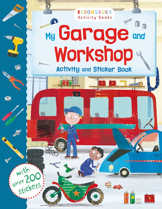 My Garage and Workshop Activity and Sticker Book: : Sticker Activity ...