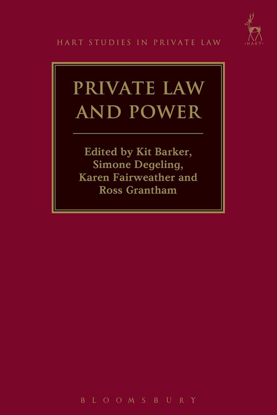 Private Law and Power: : Hart Studies in Private Law Kit Barker Hart ...