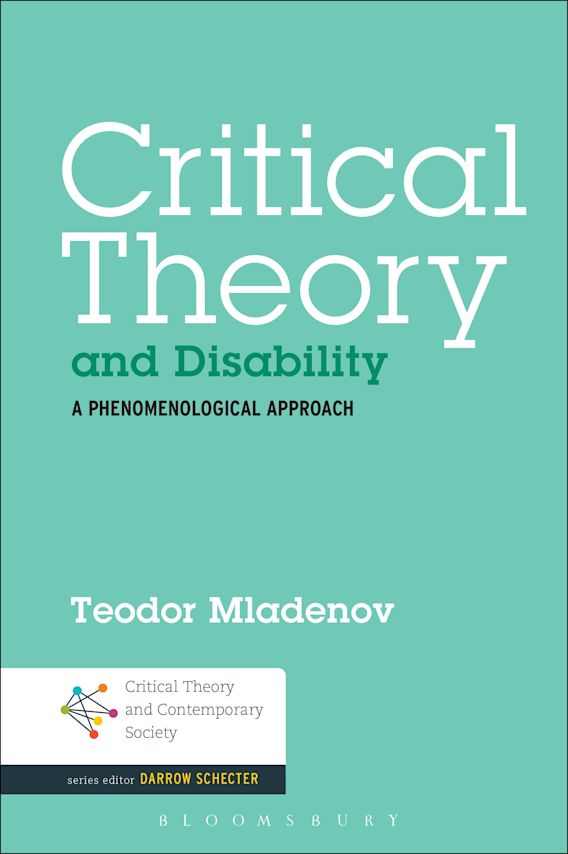 Critical Theory and Disability: A Phenomenological Approach: Critical ...