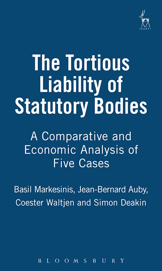 The Tortious Liability of Statutory Bodies: A Comparative and Economic ...