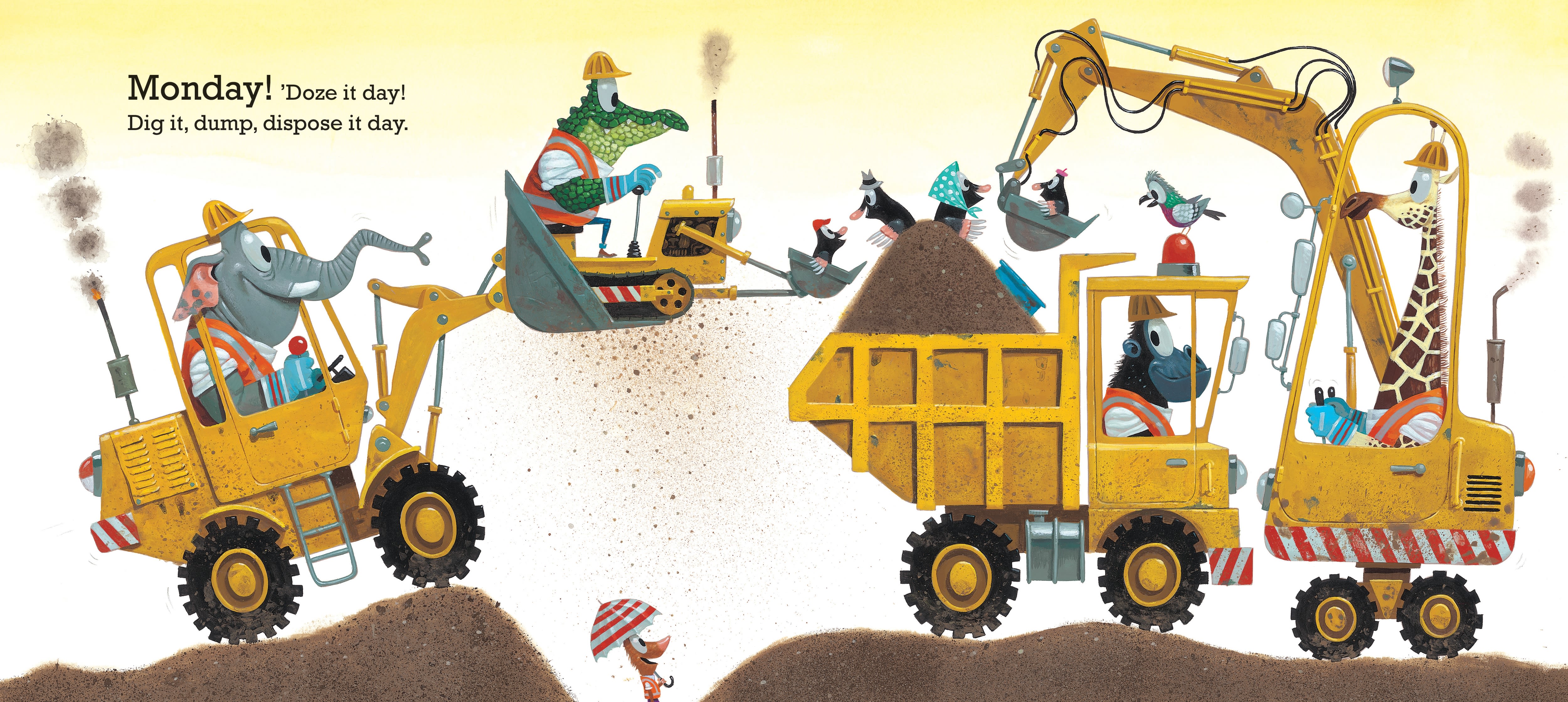 Busy Builders, Busy Week!: : Jean Reidy: Bloomsbury USA Childrens