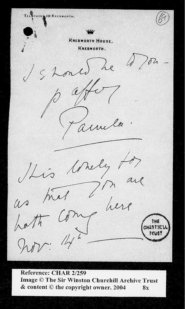 Churchill Archive for Schools - Guide to Primary Sources_Letters