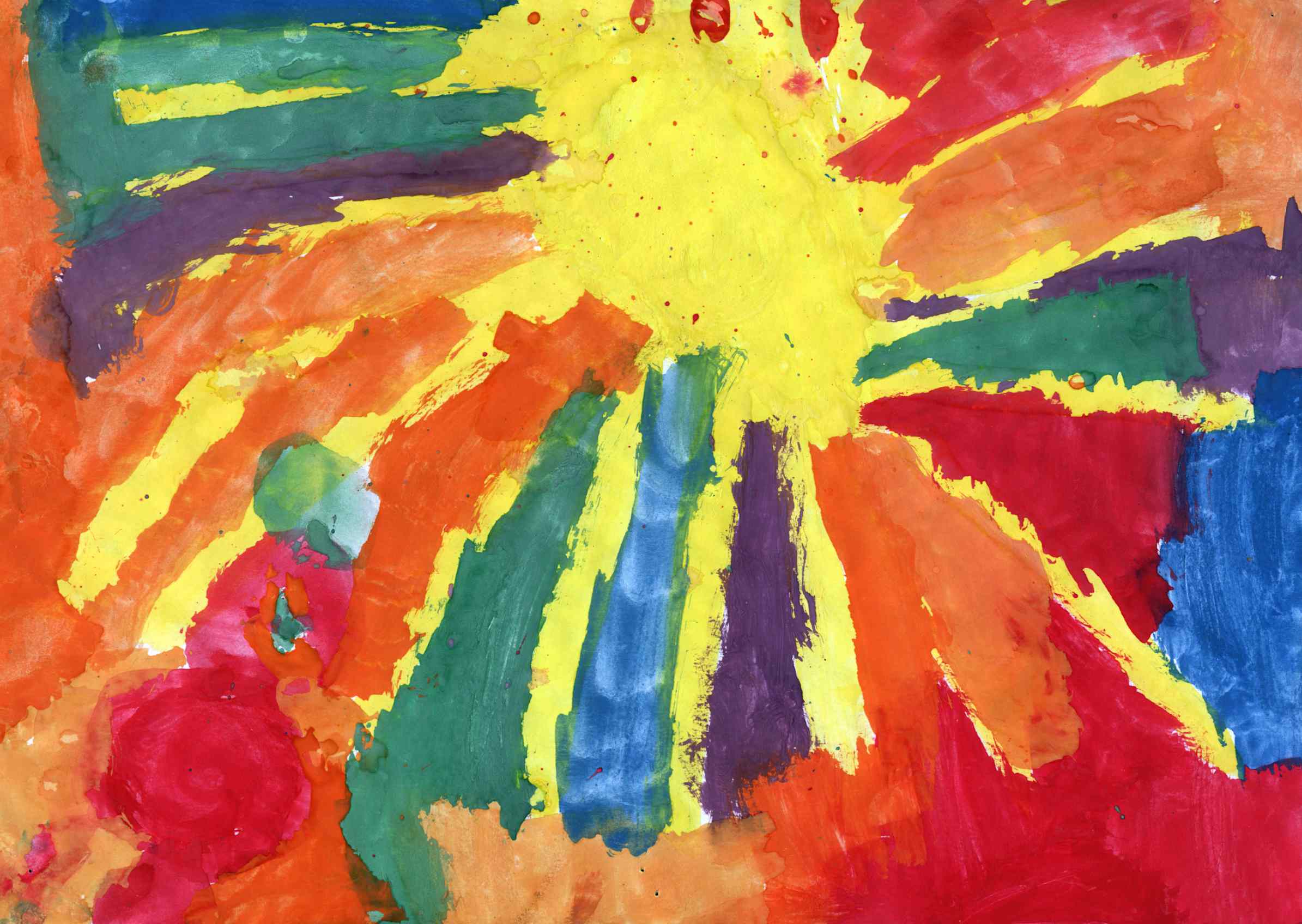 Bloomsbury Philosophy Library - Very colorful children's painting