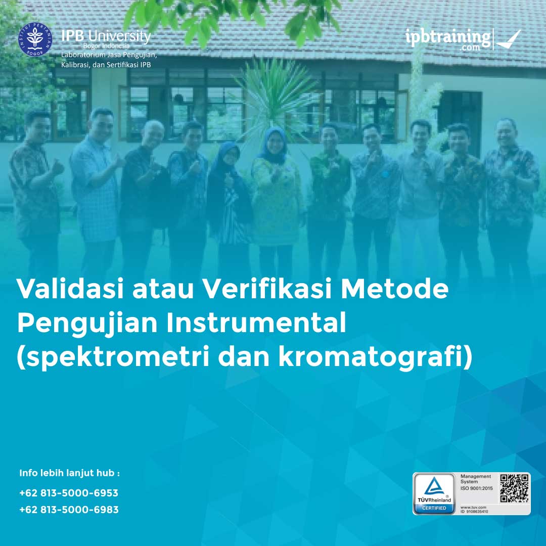 IPB Training : Online Course Validasi atau Verifikasi Metode Pengujian ...