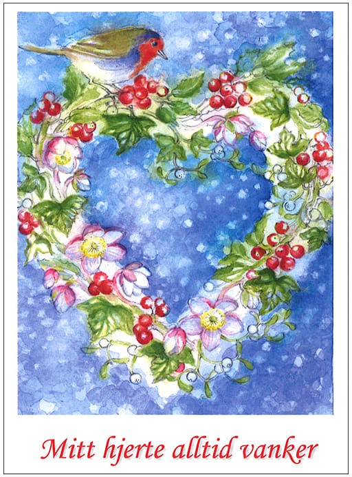 Salmekort jul: Mitt hjerte alltid vanker Bok & Media