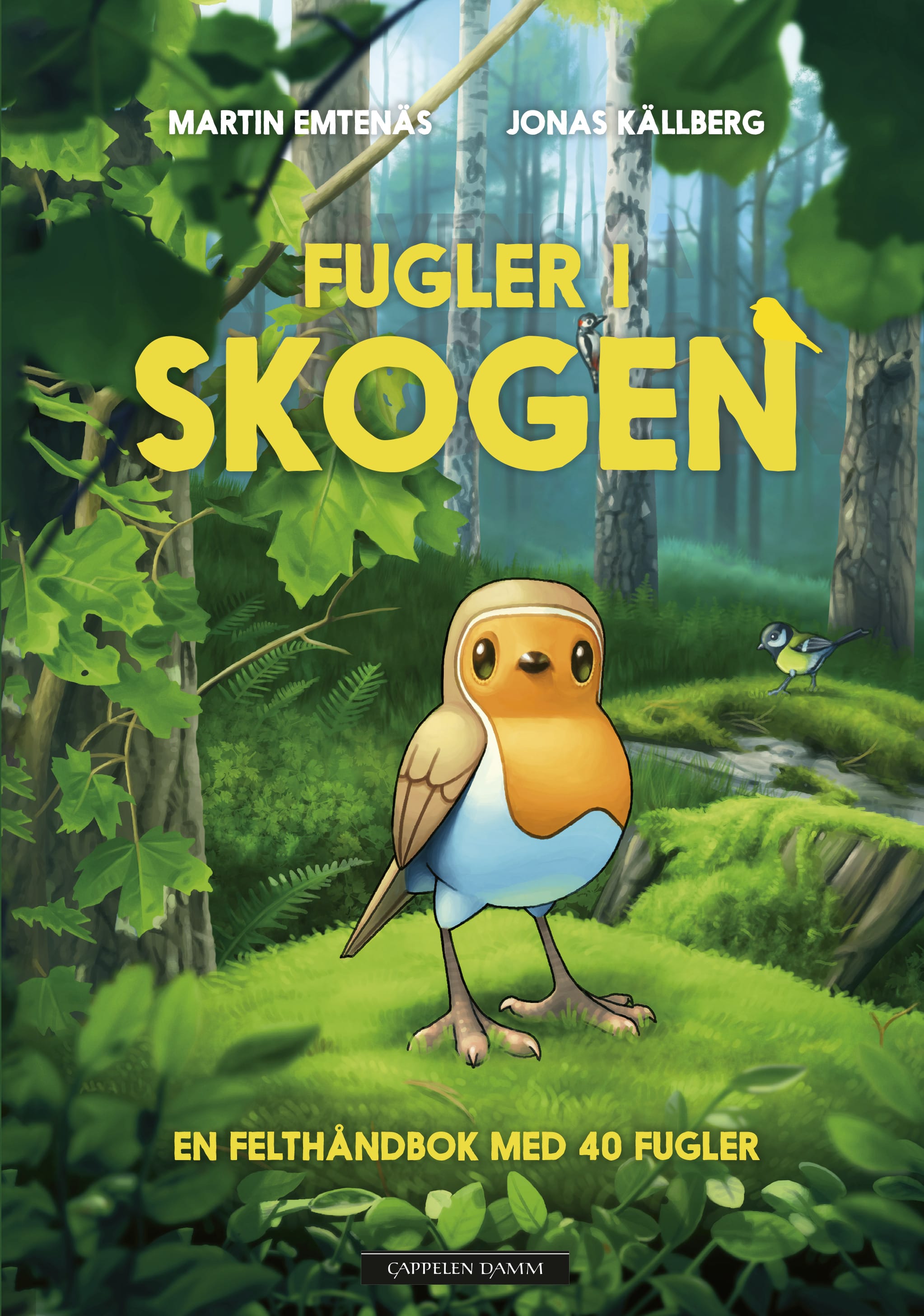 Fugler i skogen : en felthåndbok med 40 fugler Bok & Media