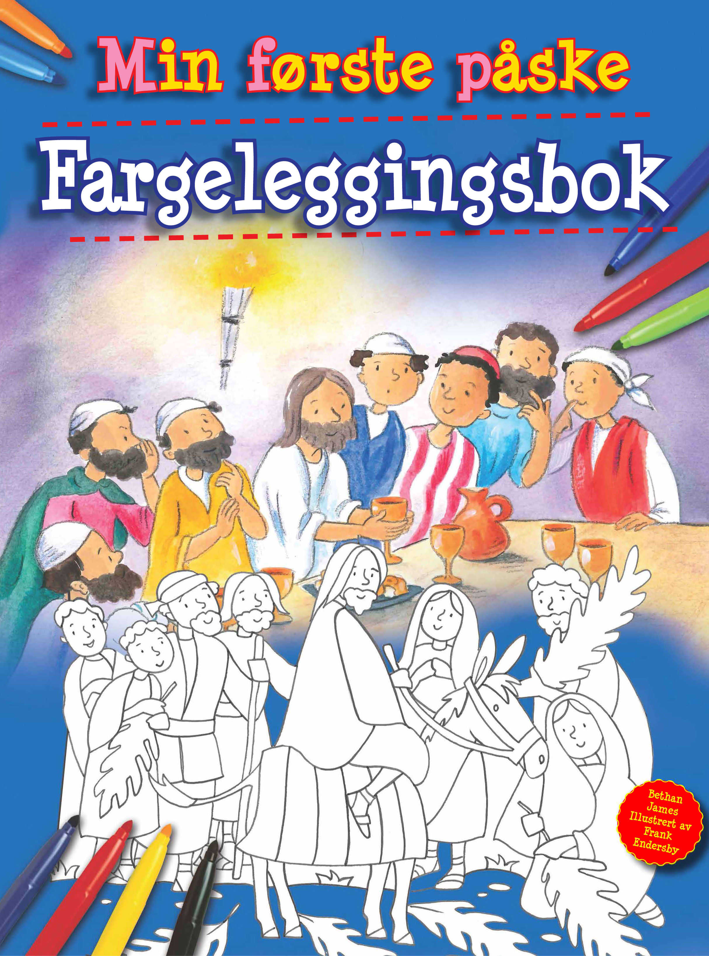 Min første påske: Fargeleggingsbok Bok & Media