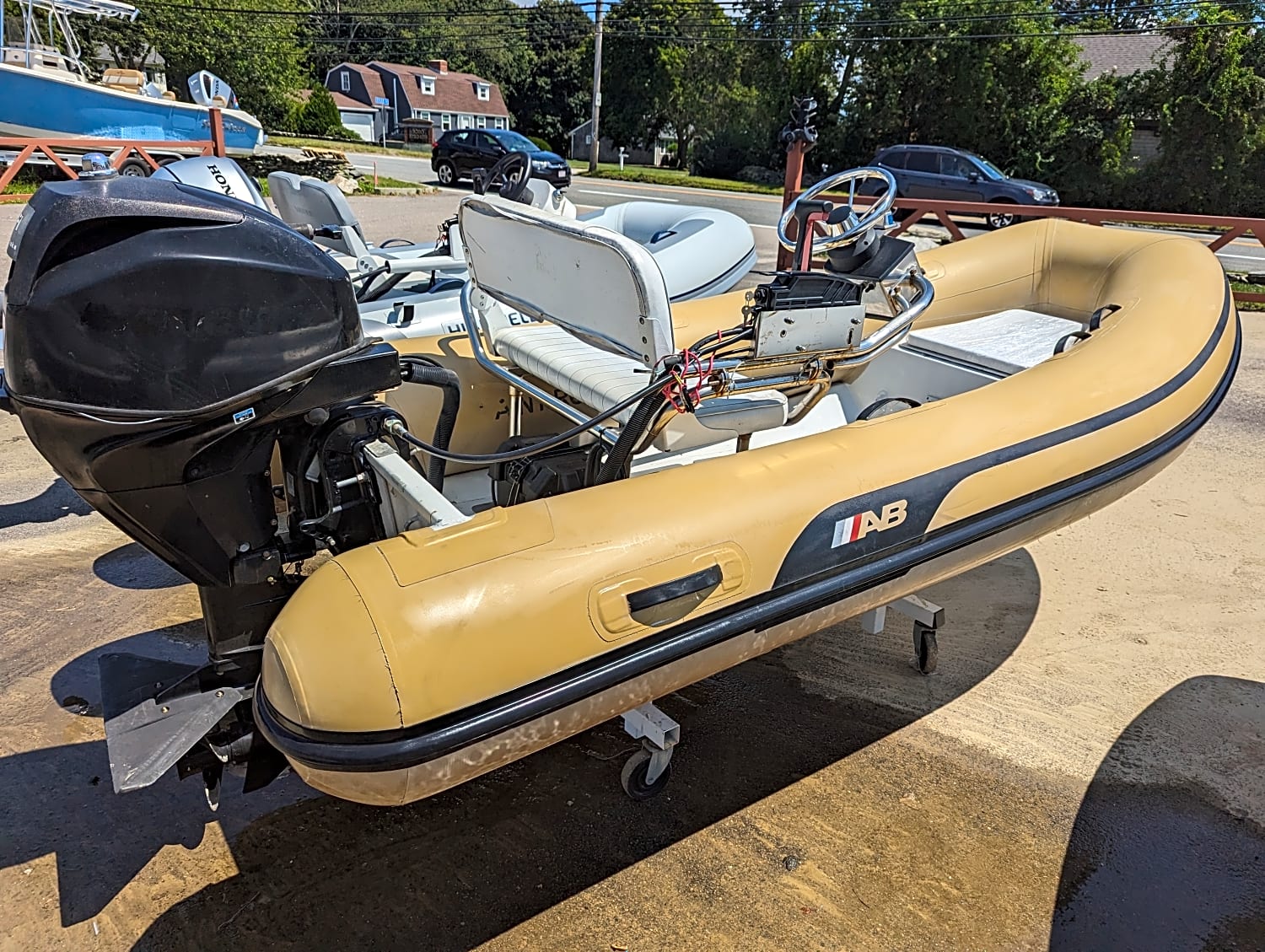 Used AB 12 AL w/ Weaver Helm, Merc 30HP EFI
